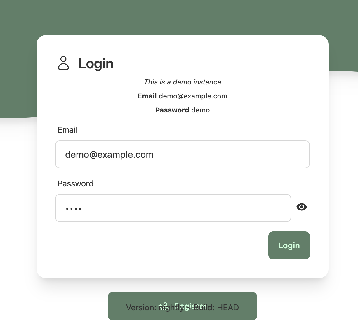Footer details on login page can overlap buttons on mobile or short browser · Issue #299 · hay ...