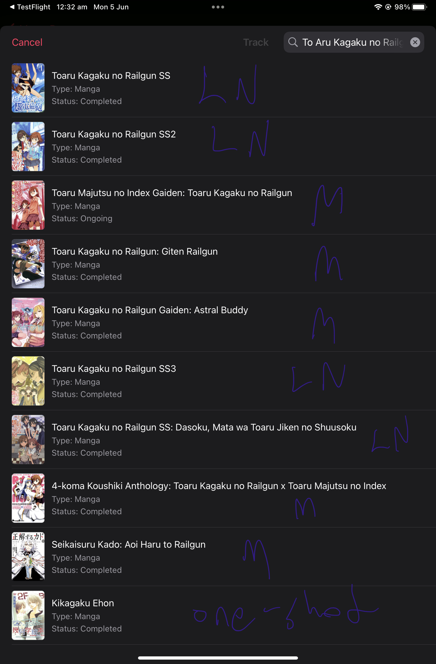 MAL tracker search results media type always “Manga” · Issue #249 · Aidoku/Aidoku · GitHub