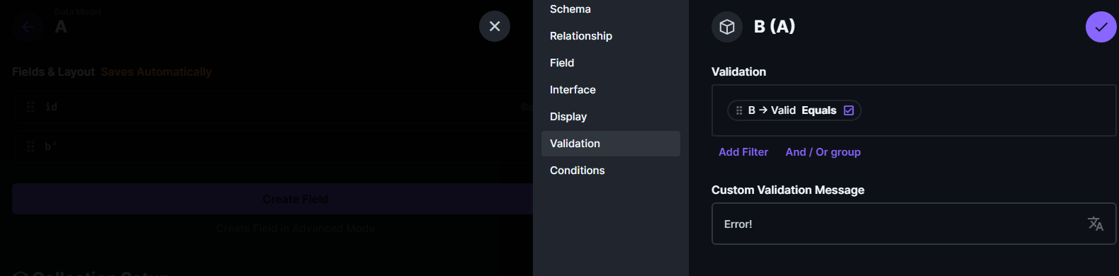 Field Validation not working for nested values · Issue #16307 · directus/directus · GitHub