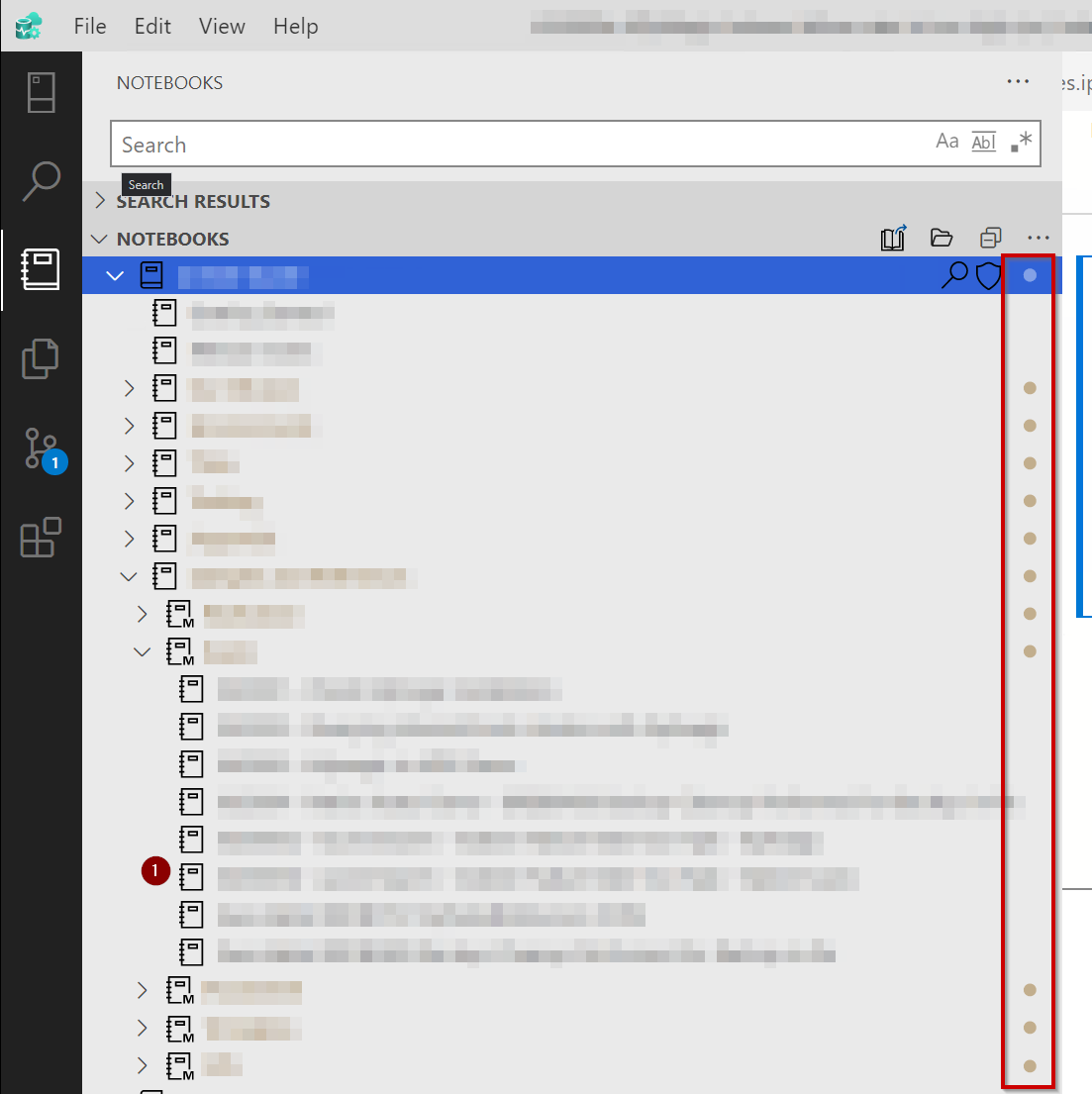 Jupyter Book: Dots on sections in a book appearing - unrelated to ...