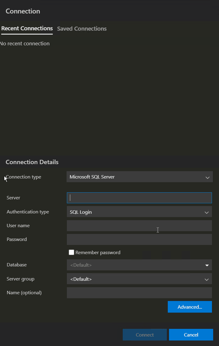 Notebook - changing a db in a connection with alias is stuck after error in cell execution ...