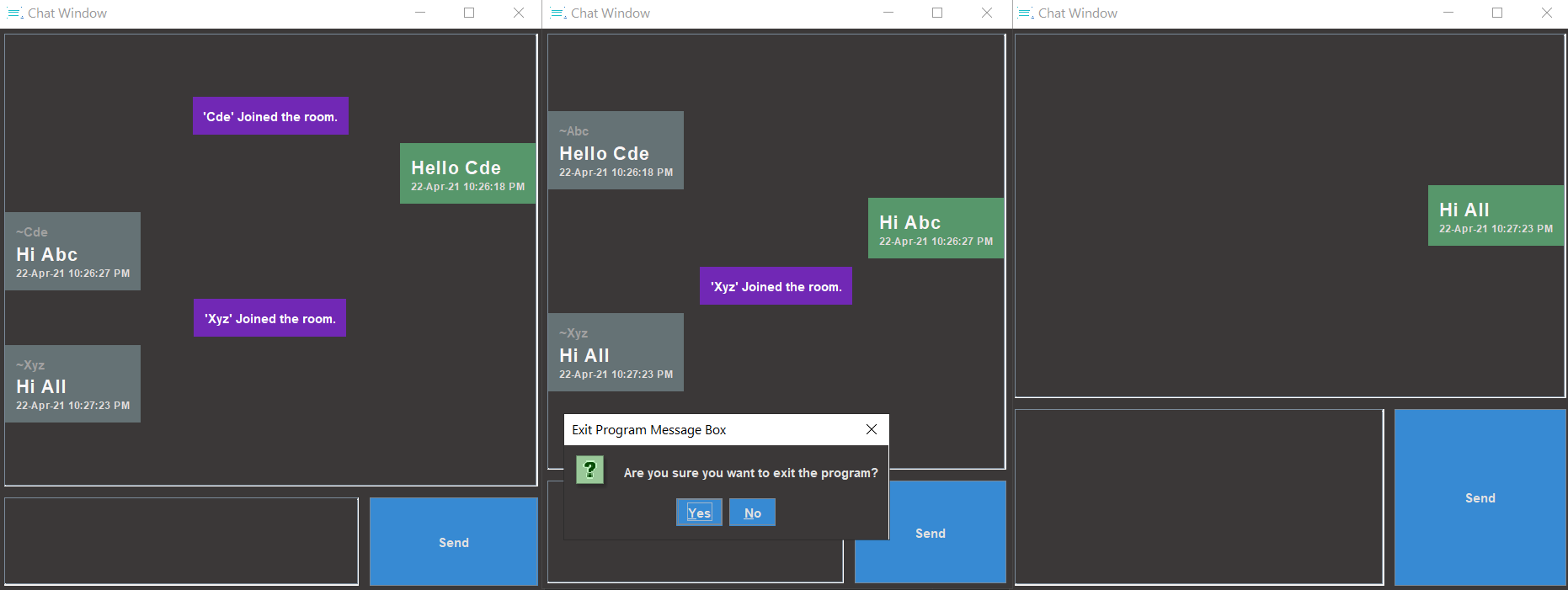 GitHub - PaulleDemon/ChatBox: A group chat application using socket programming