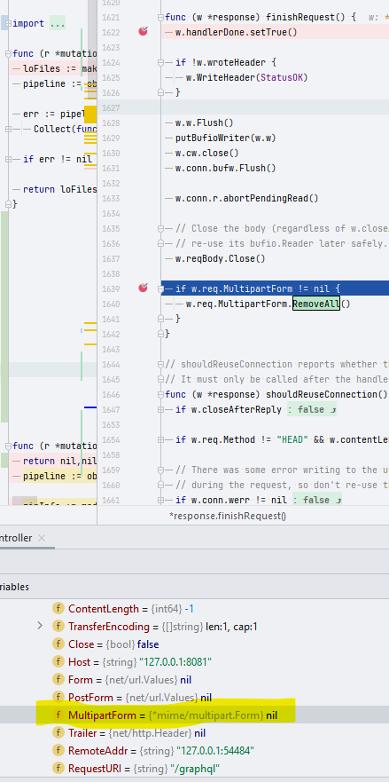 Uploaded files are not removed after processing request · Issue #2185 · 99designs/gqlgen · GitHub