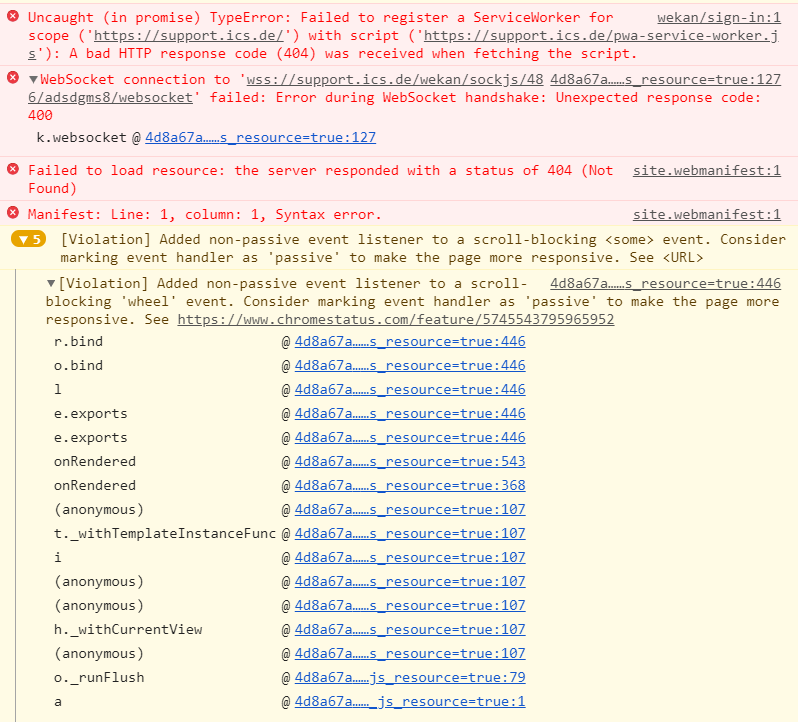 Bug: Can not export to CSV or TSV at Wekan for Sandstorm · Issue #3094 · wekan/wekan · GitHub