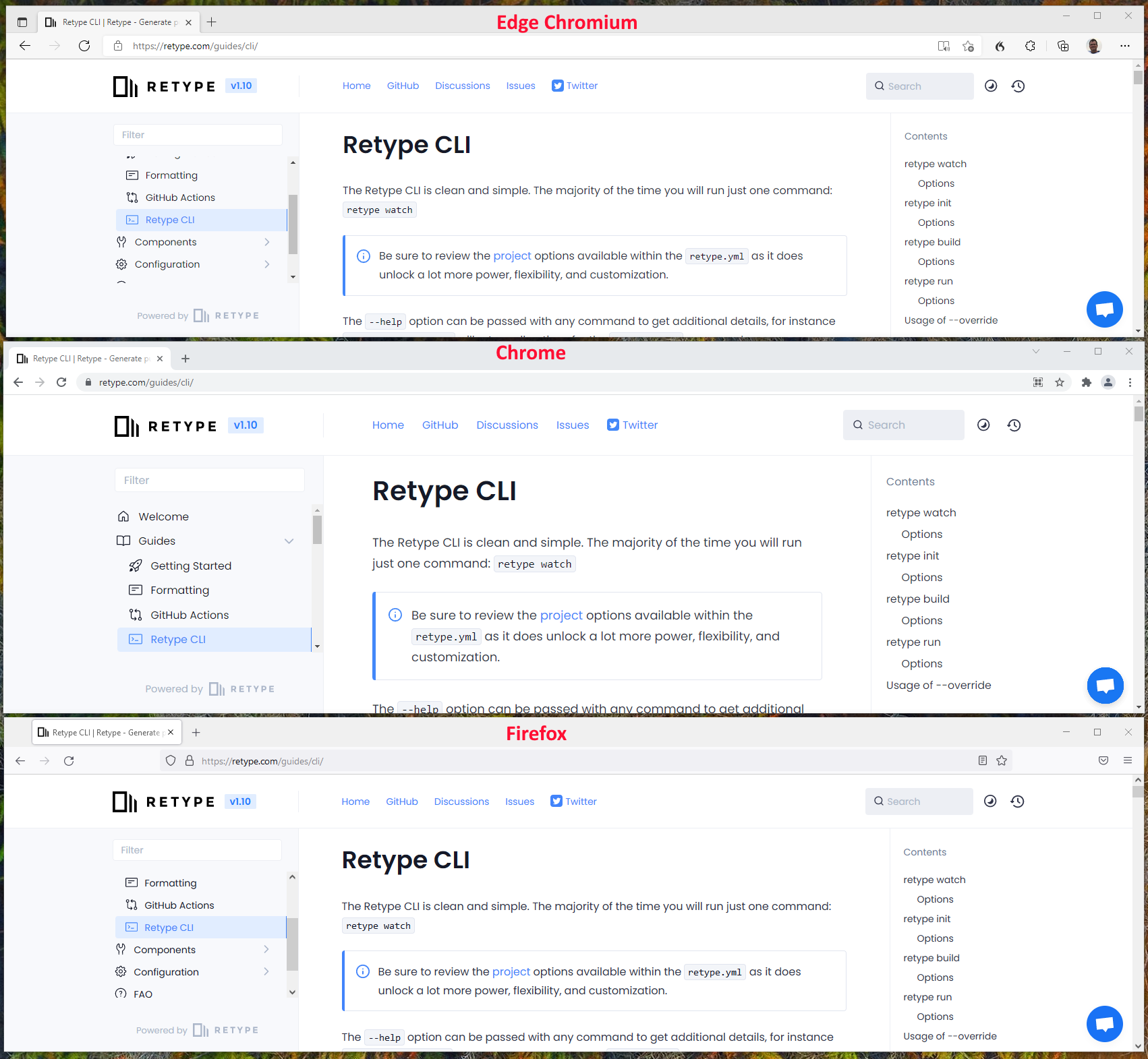 Default sizing too large on Chromium compared to Edge and Firefox · Issue #180 · retypeapp ...