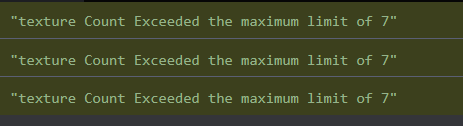[BUG]: texture Count Exceeded the maximum limit of 7 · Issue #304 · Orillusion/orillusion · GitHub