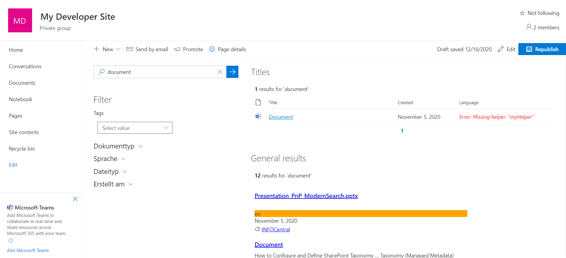 Can't implement registered custom Handlebars helpers anywhere. · Issue #594 · microsoft-search ...
