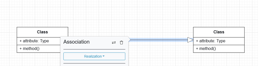 UMLClassDiagram-Realization looks like inheritance · Issue #164 · ls1intum/Apollon · GitHub