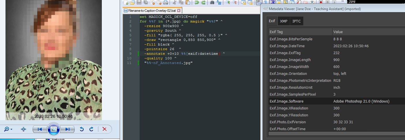 Annotating Images with Data from IPTC / EXIF Metadata · ImageMagick ImageMagick · Discussion ...