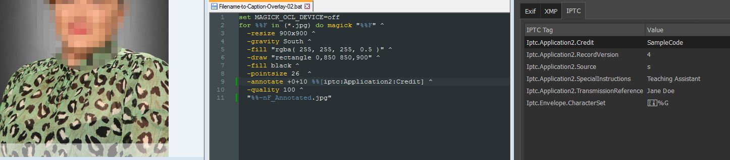Annotating Images with Data from IPTC / EXIF Metadata · ImageMagick ImageMagick · Discussion ...