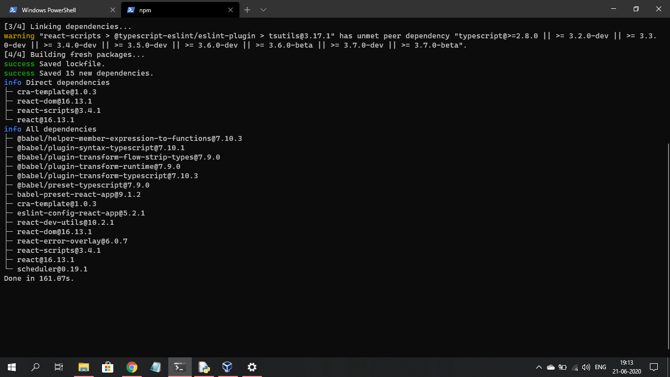 Default template is not installing · Issue #9195 · facebook/create ...