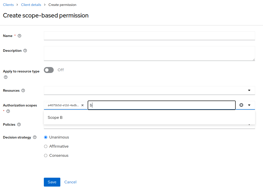 Authorization scopes renders scope IDs instead of names · Issue #18058 · keycloak/keycloak · GitHub