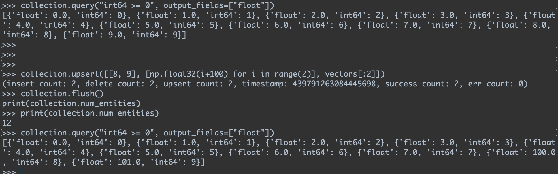[Bug]: [Upsert]Num_entities is wrong when upsert data is same with inserted data · Issue #22496 ...