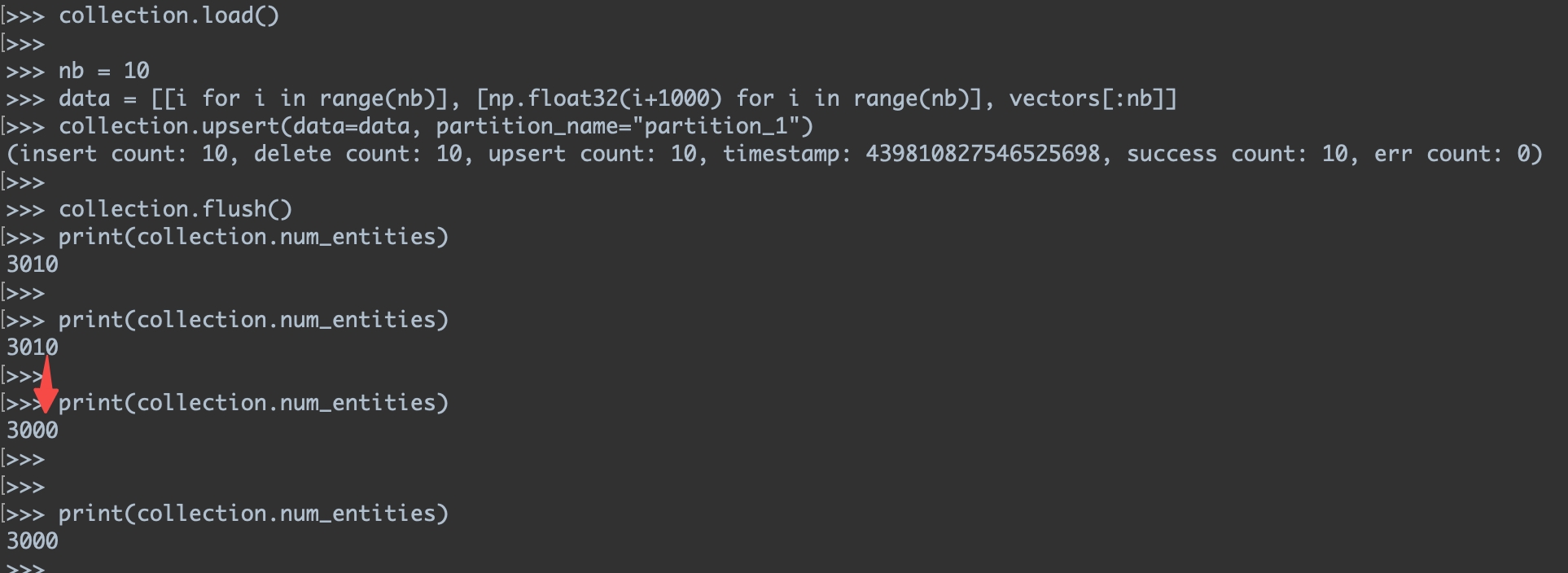 [Bug]: [Upsert]Num_entities is wrong when upsert data is same with inserted data · Issue #22496 ...