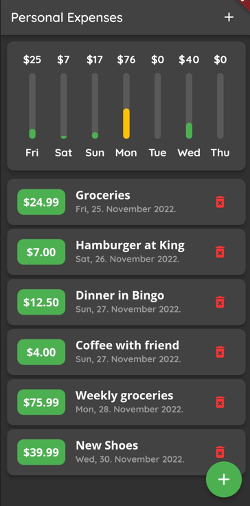 GitHub - Faris-Hadziomerovic/flutter-expenses-tracker: A small flutter ...