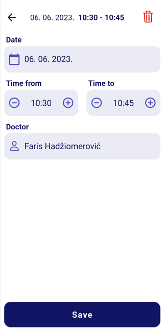 GitHub - Faris-Hadziomerovic/flutter-health-appointment-app: Mobile app to help doctors manage ...