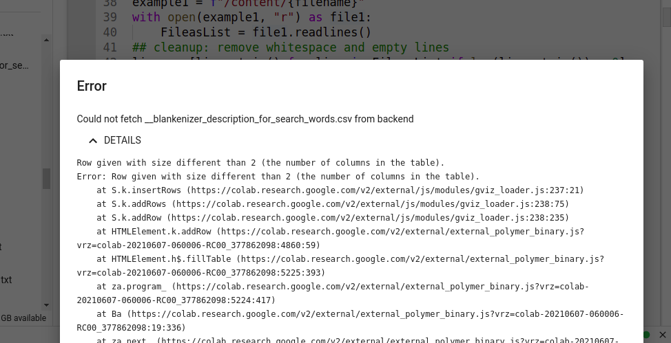 error dialog box close button is not visible: put the close button at ...