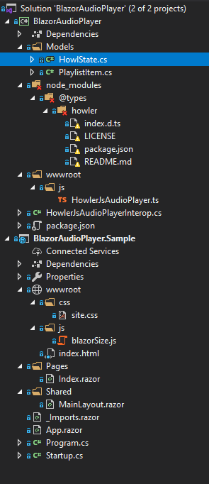 files are missing? · Issue #1 · soend/BlazorAudioPlayer · GitHub