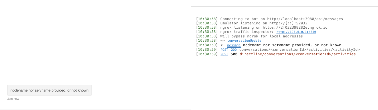 nodename nor servname provided, or not known · Issue #5891 · microsoft/BotFramework-Composer ...