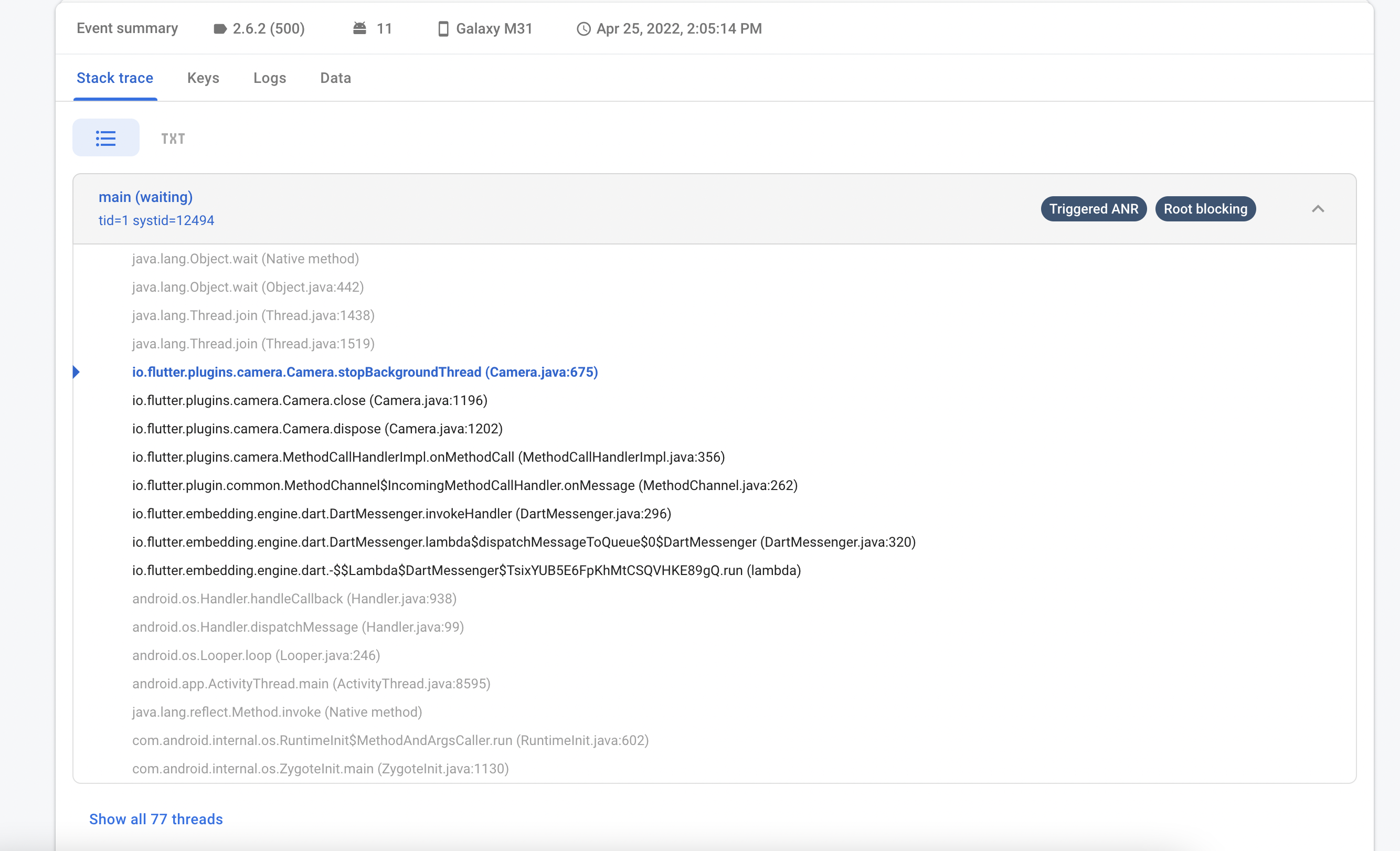 [camera][Android] Crash with exception 'CAMERA_ERROR (3): cancelRequest:652: Camera 0: Error ...