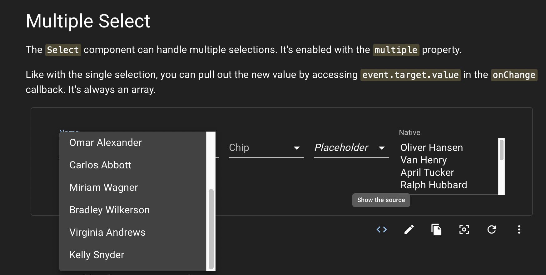 Select Component not display properly after choosing one of the last ...