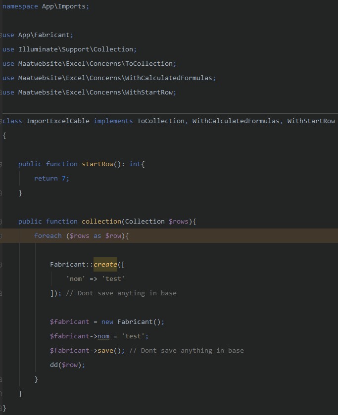 [BUG] Nothing save in base when using conditionalSheets · Issue #2649 · SpartnerNL/Laravel-Excel ...