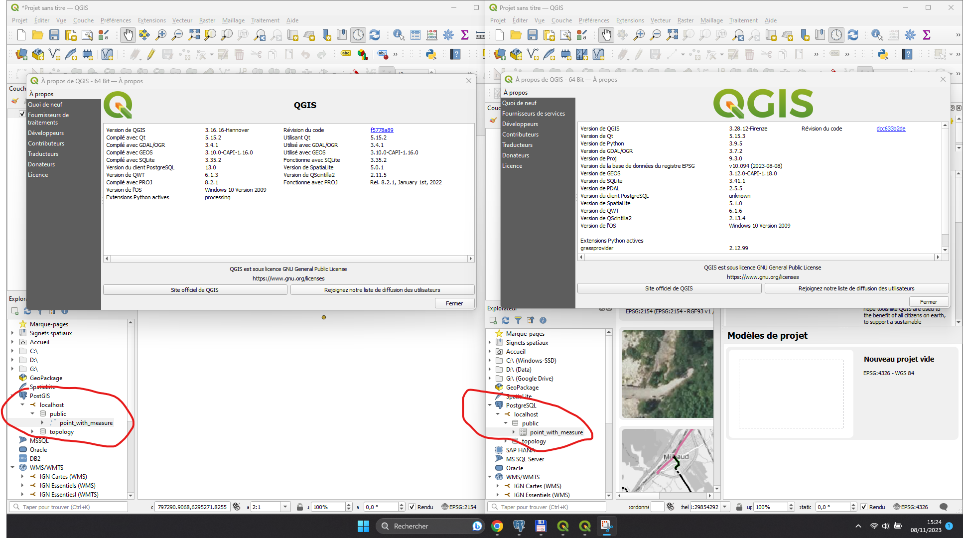 Unable to add layers with M (measure) geometries from PostGIS · Issue #55223 · qgis/QGIS · GitHub