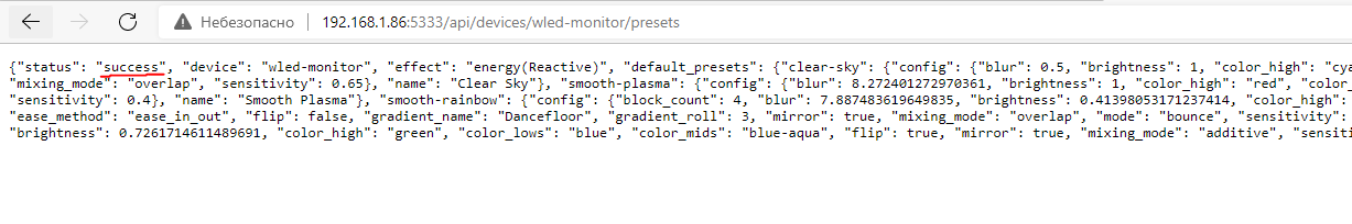 Led FX addon I can't control the scenes · Issue #155 · LedFx/LedFx · GitHub