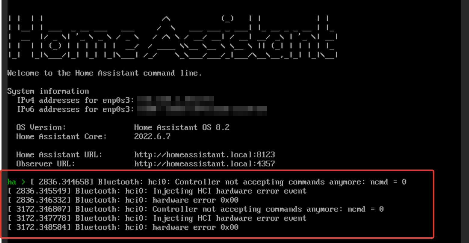 Bluetooth: hci0: Controller not accepting commands anymore: ncmd = 0 · Issue #74182 · home ...