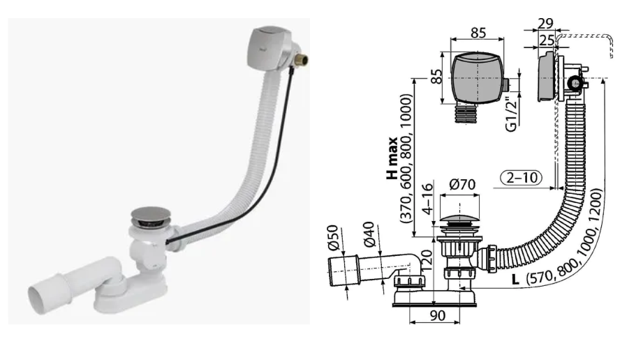 Комплектующие для сборки умной ванны - DivanX10/smart-bath GitHub Wiki
