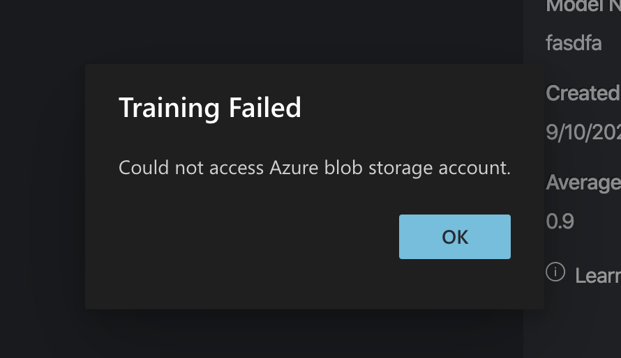on-prem: electron app, need to replace "Azure blob storage" text with appropriate "local file ...