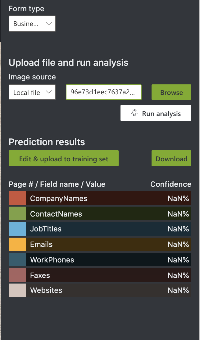 Prebuilt Business Card Does Not Shows Results Correctly · Issue 691 · Microsoft Ocr Form