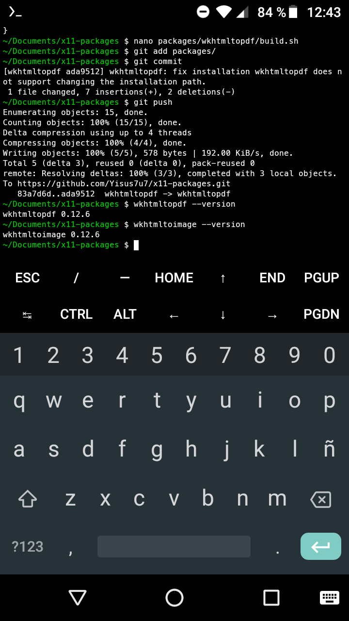 Package request: wkhtmltopdf · Issue #51 · termux/x11-packages · GitHub