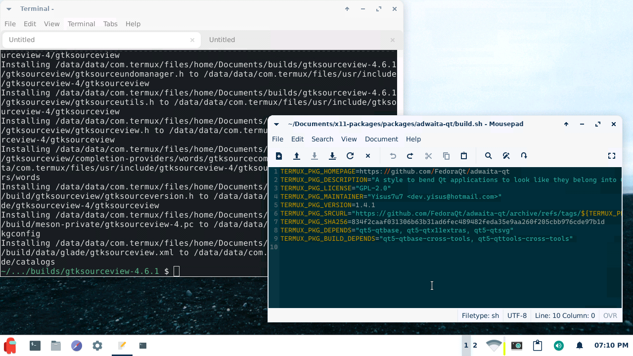[Package]: gtksourceview · Issue #10099 · termux/termux-packages · GitHub