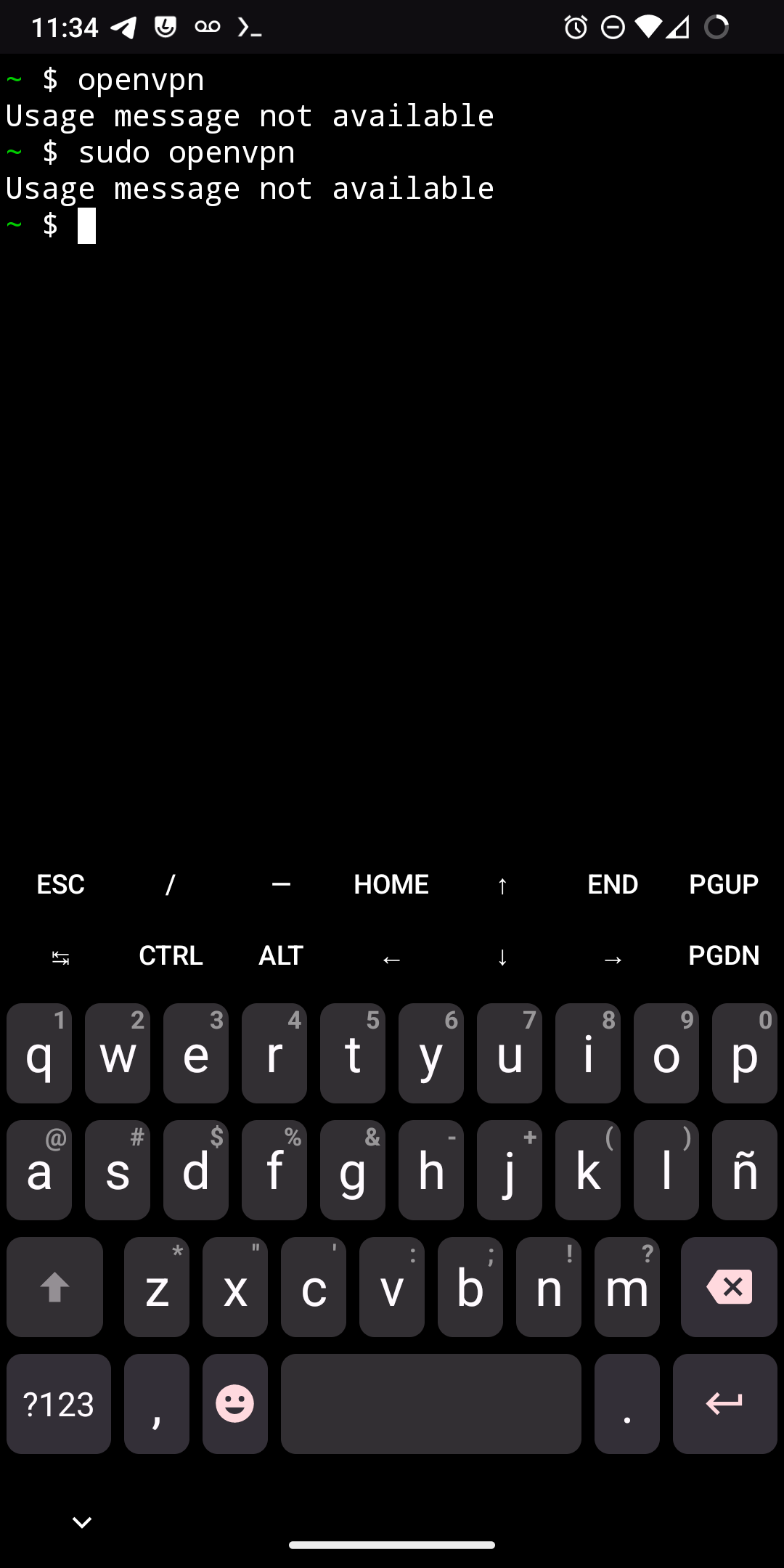 [Bug]: openvpn not working · Issue #15859 · termux/termux-packages · GitHub