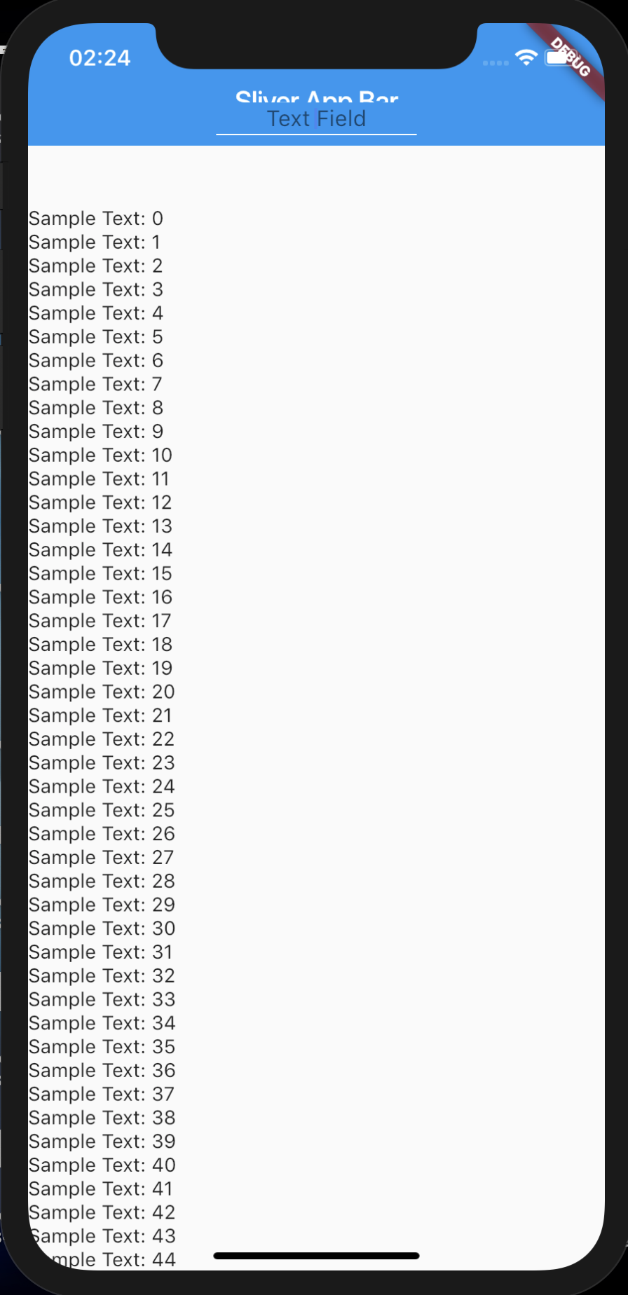 Title Of Pinned Floating Sliverappbar Not Fading Out With Bottom · Issue 25993 · Flutter