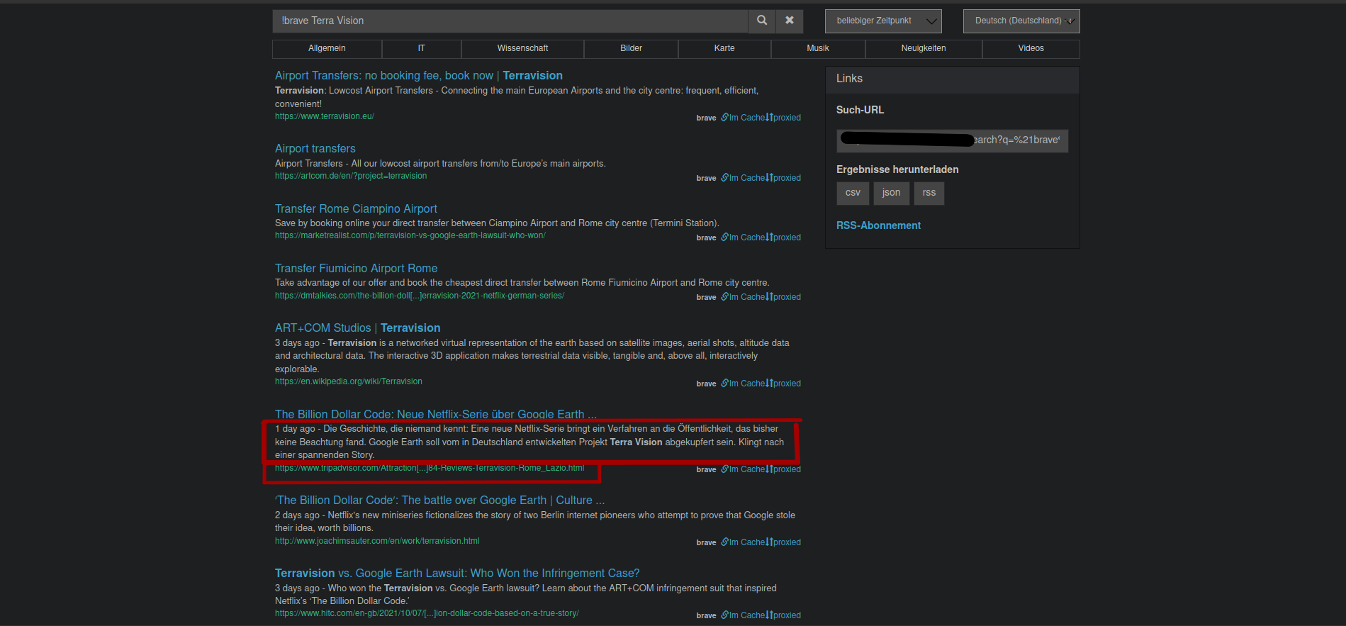 Bug: Brave has mismatch between links and descriptions due to advertisement · Issue #2020 ...