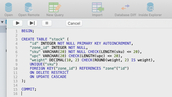 SQL Formatting · Issue #96 · SQLiteFlow/SQLiteFlow-Issues · GitHub