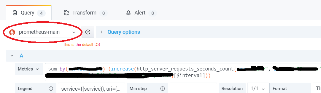 JSON export dashboard does not include default datasource, hence import fail · Issue #36040 ...