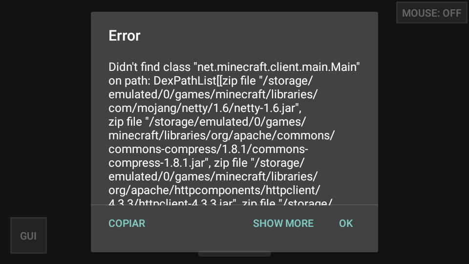 error when starting · Issue #123 · PojavLauncherTeam/PojavLauncher · GitHub