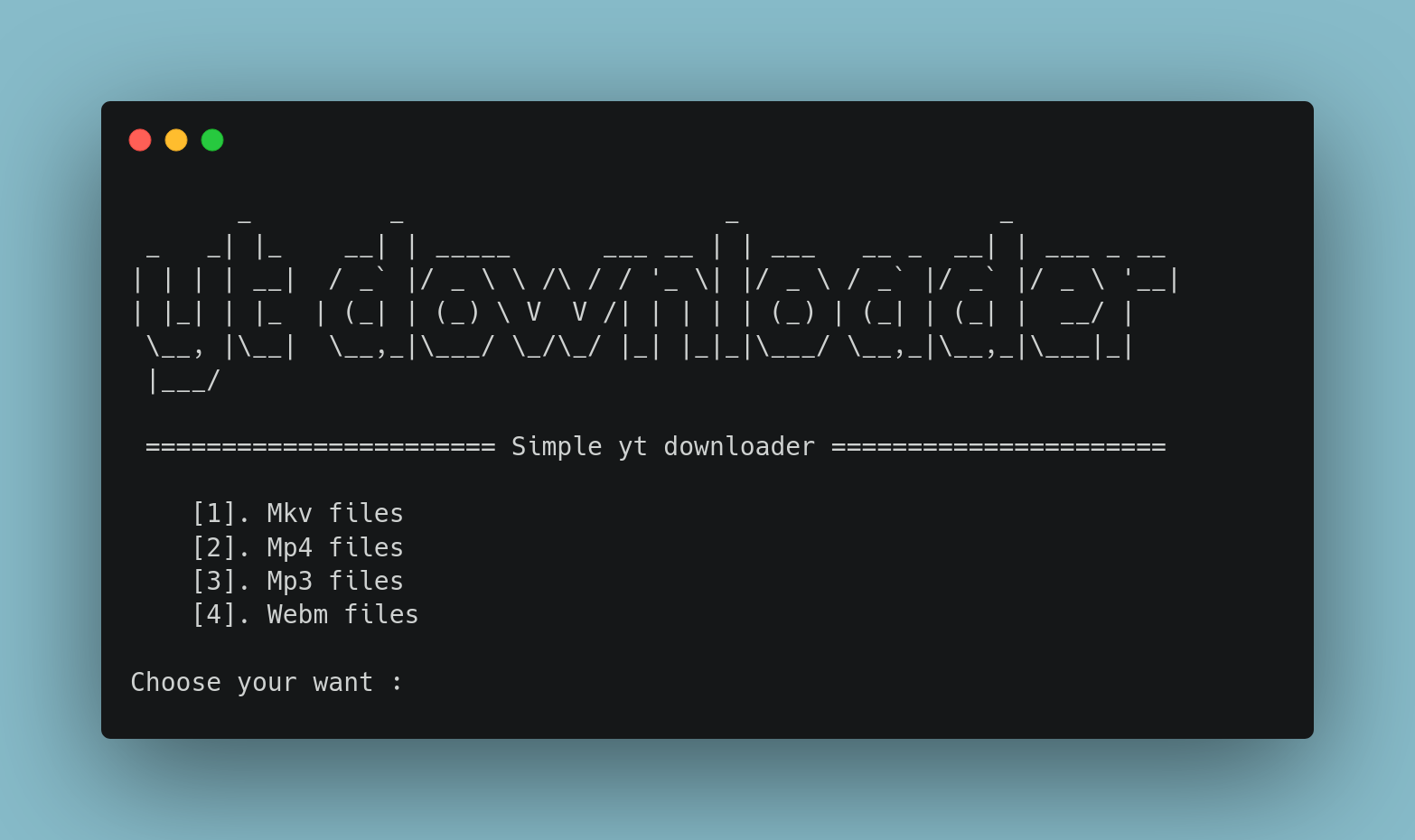 GitHub - asliskena/ytdl: YT Downloader