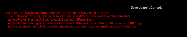 NullReferenceException Crashes the build · Issue #1058 · microsoft/MixedRealityToolkit-Unity ...