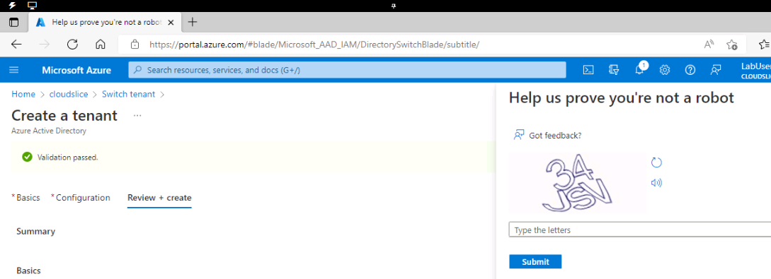 Module 1 - Exercise 1 error creating AAD · Issue #573 · MicrosoftLearning/AZ-104 ...