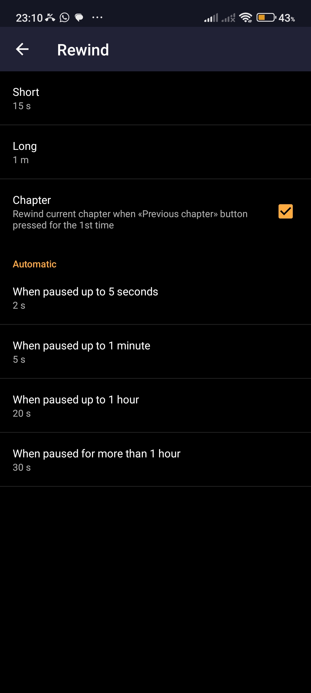An 'Auto-Rewind' feature under the 'Auto-Sleep' settings · Issue #623 ...