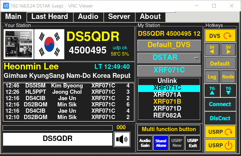 GitHub - ds5qdr/USRP-for-Raspberrypi: USRP Client Modified by DS5QDR