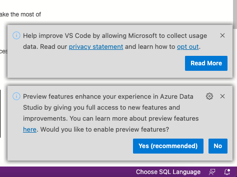 Telemetry Opt Out behavior · Issue #18500 · microsoft/azuredatastudio ...