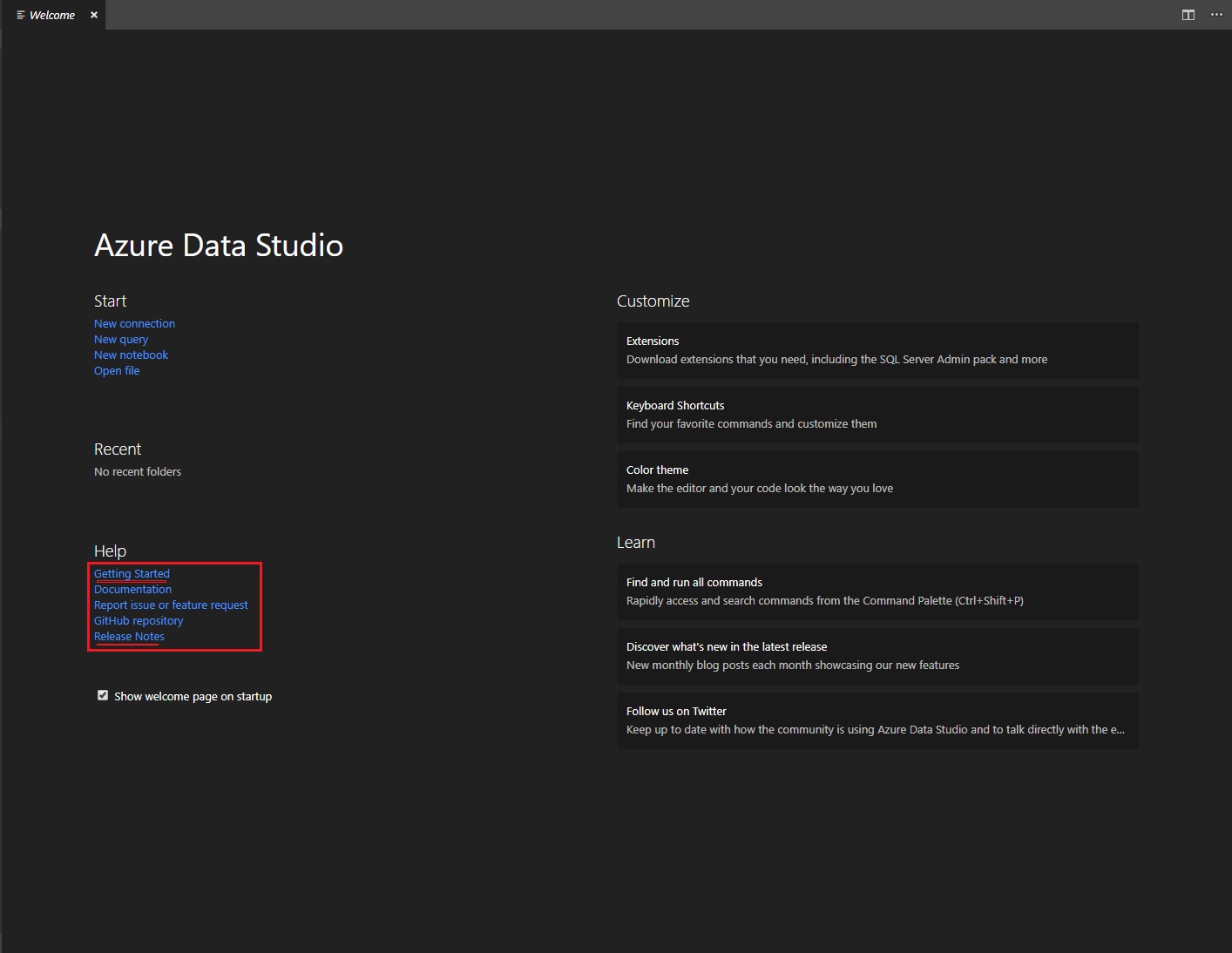 Welcome Page Text Casing Should Be Consistent · Issue 5165 · Microsoft