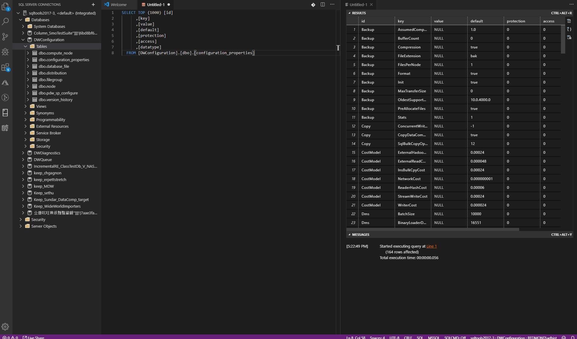 Double Scroll Bars Error When Messages Pane Is Resized · Issue 1507 · Microsoftvscode Mssql