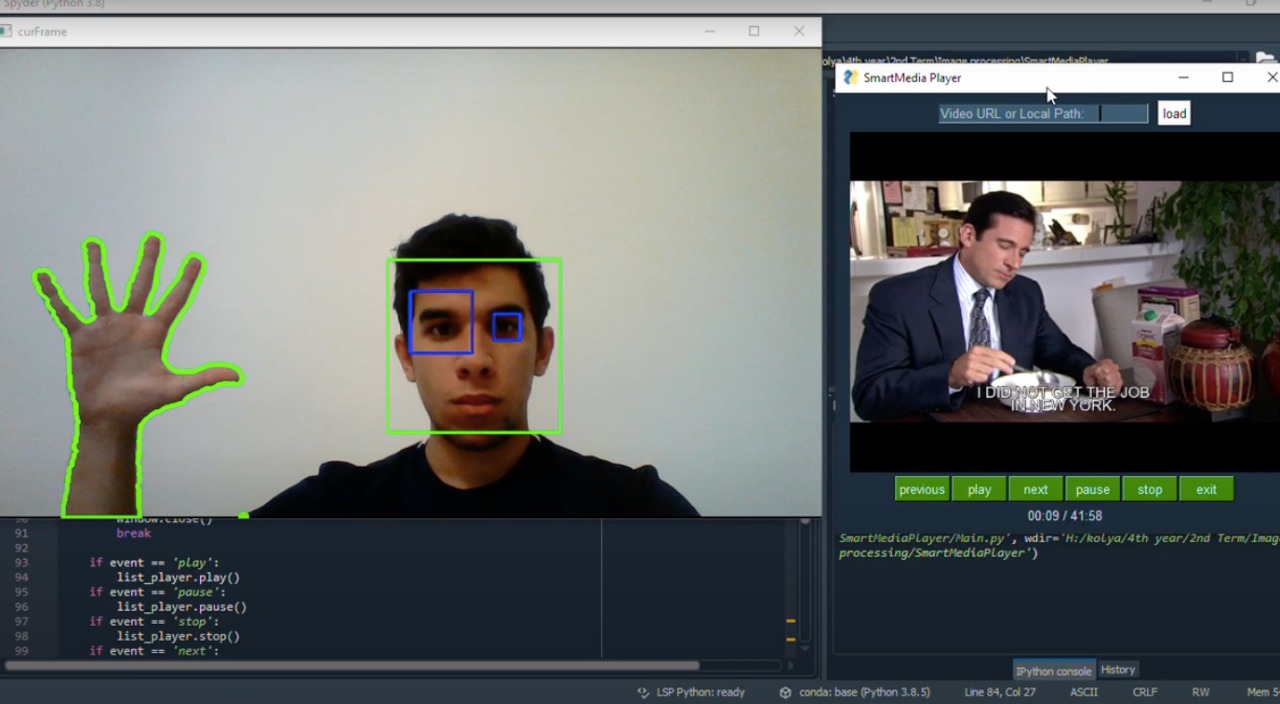 GitHub - alymostafa1/Visualflix: A smart media player using opencv and image processing techniques