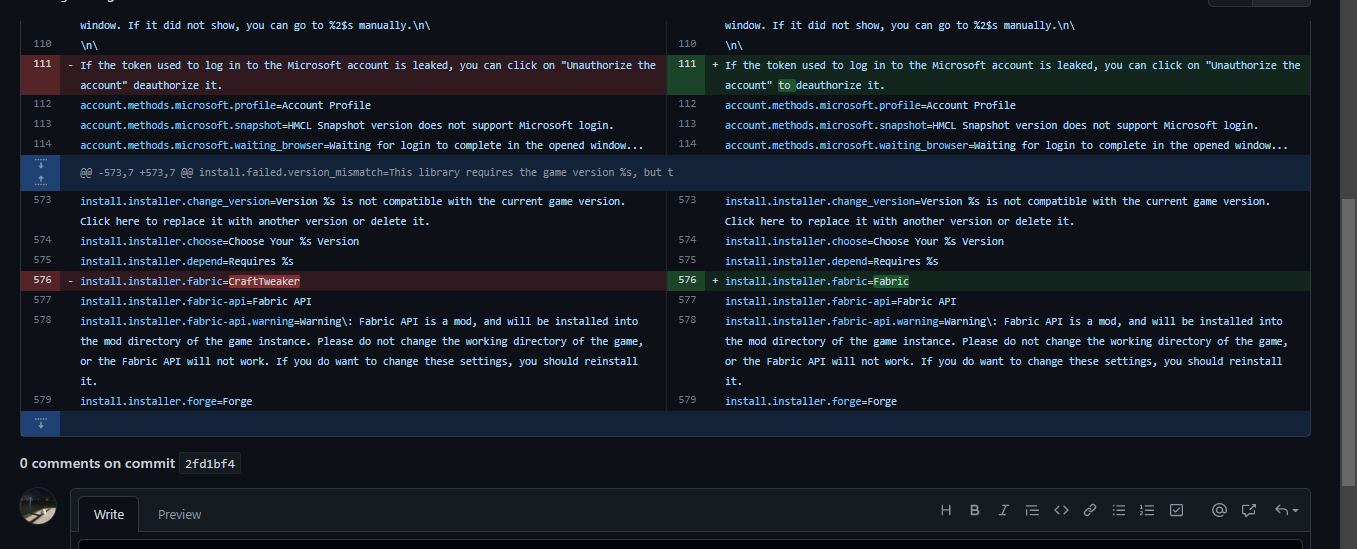 版本3.5.3.221安装Fabric的按钮显示为CraftTweaker · Issue #1551 · HMCL-dev/HMCL · GitHub